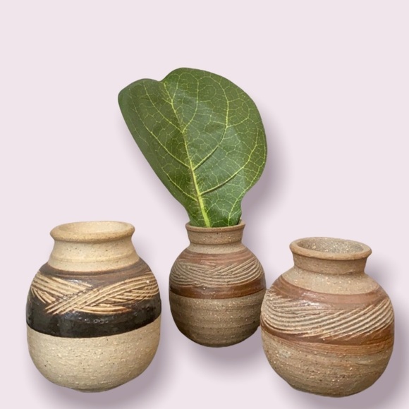 Hand Crafted | Art | Vintage Ceramic Mini Pots | Poshmark